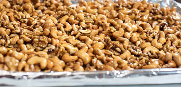 Sweet and Spicy Maple Nuts