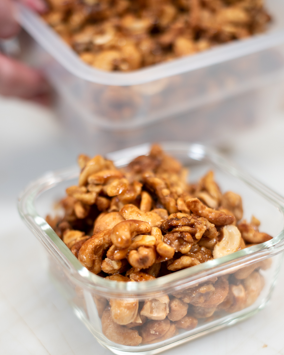 Sweet and Spicy Maple Nuts