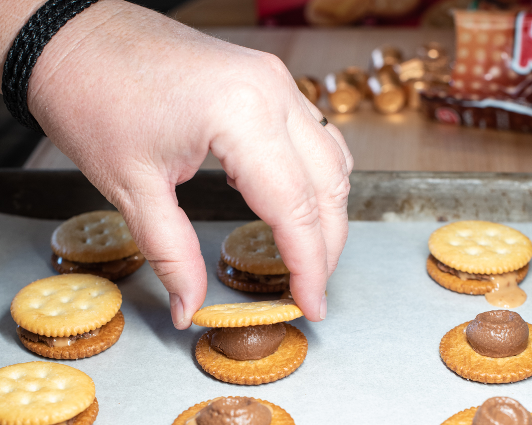 Two Ingredient Ritz Cracker Dessert
