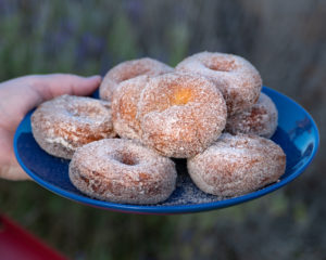 Cinnamon Sugar Campfire Donuts