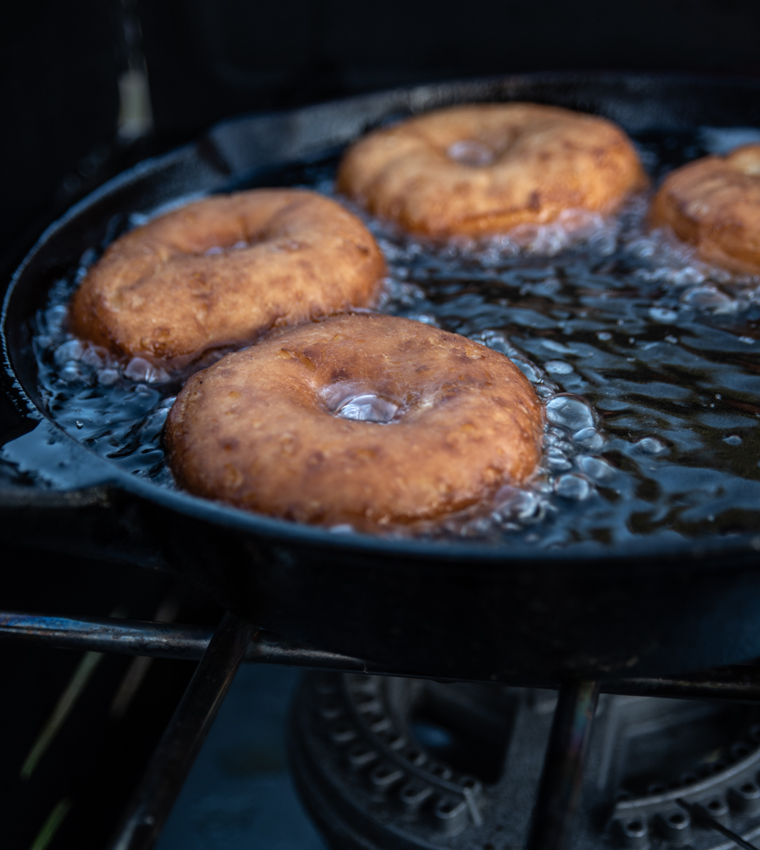 Cinnamon Sugar Campfire Donuts