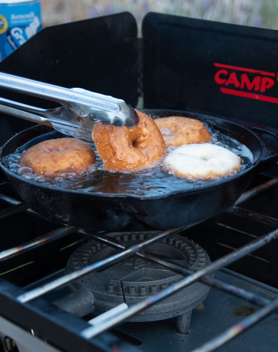 Cinnamon Sugar Campfire Donuts