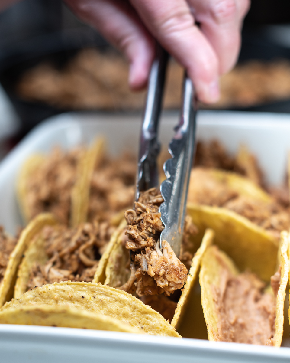 Crunchy Baked Chicken Tacos