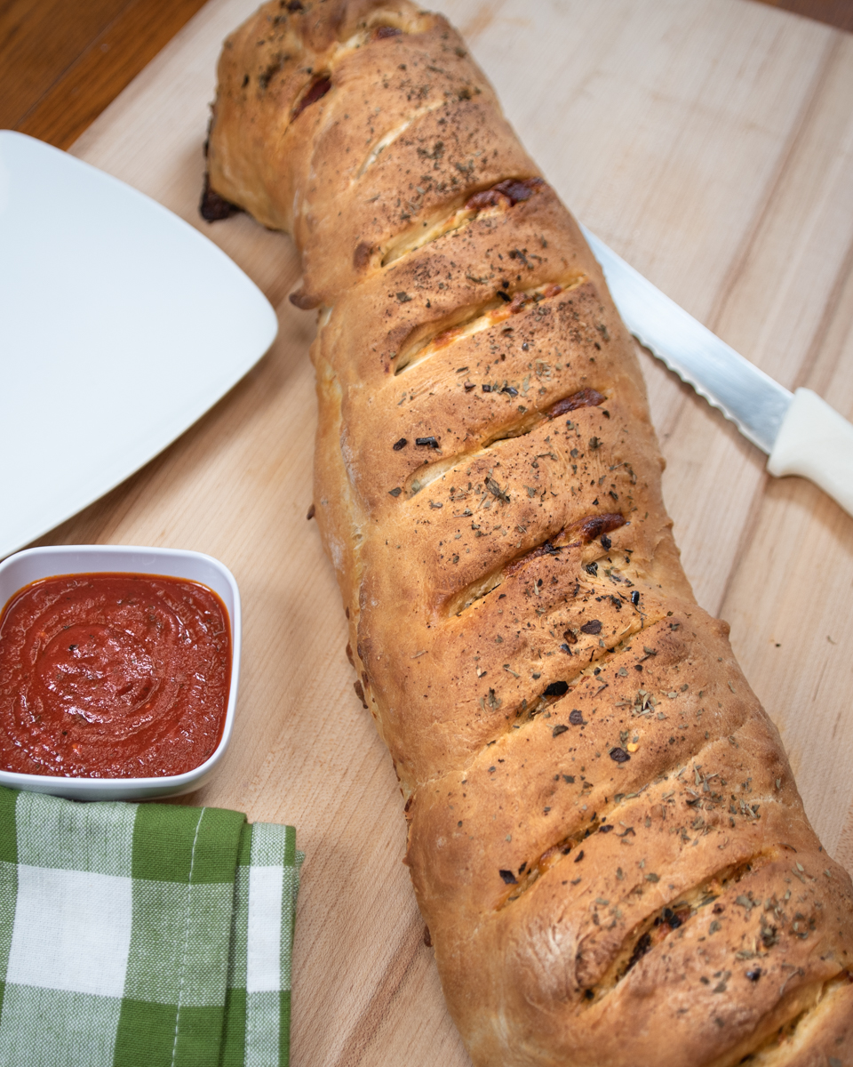 Rolled Pizza Bread