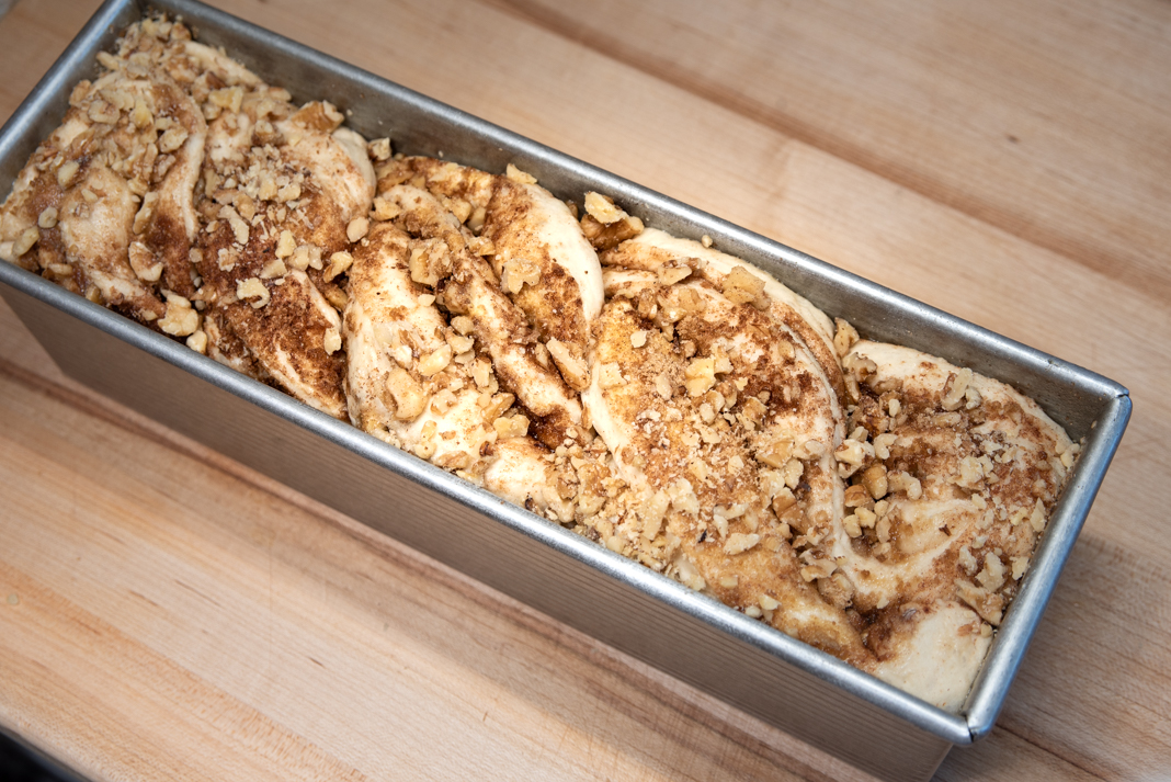 Twisted Cinnamon Walnut Bread