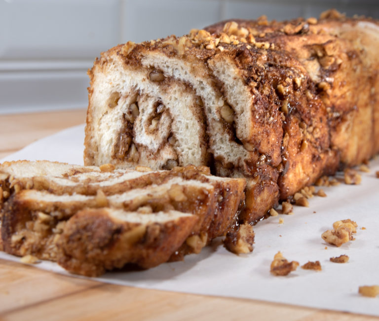 Twisted Cinnamon Walnut Bread